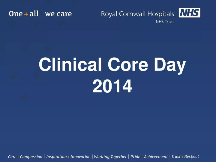 PPT - Clinical Core Day 2014 PowerPoint Presentation, free download ...