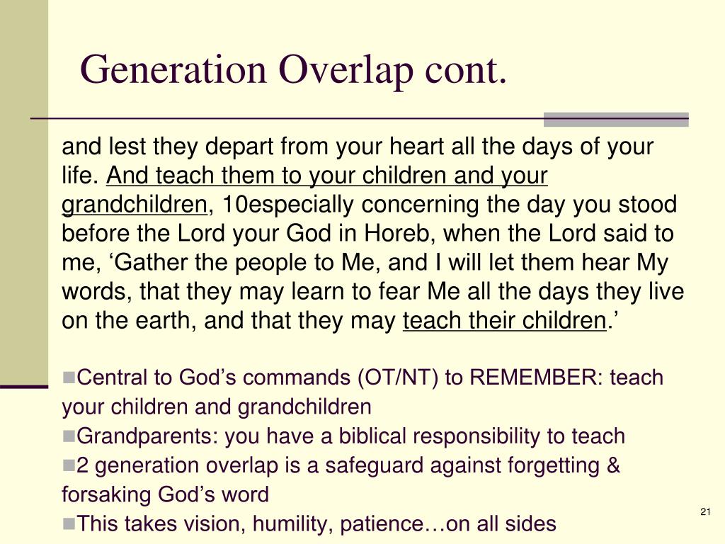 PPT - Children’s Children A Biblical Vision for Generational ...