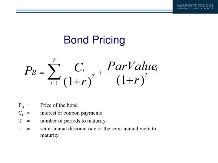 PPT - Bond Pricing PowerPoint Presentation, free download - ID:5906364