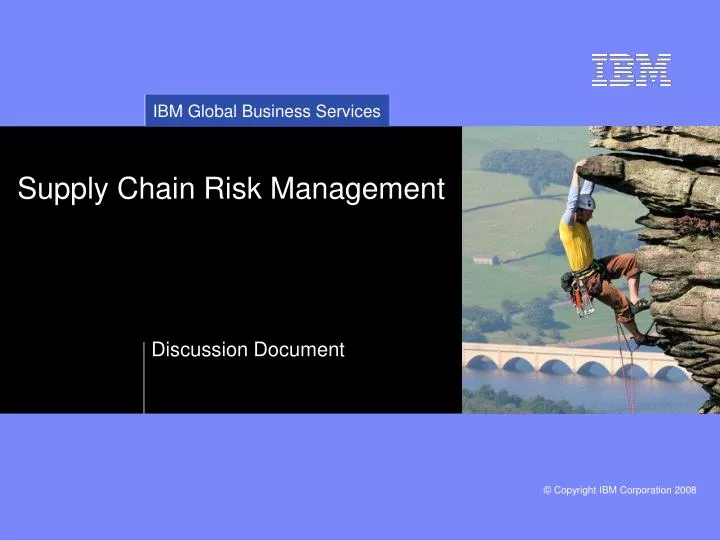 PPT - Supply Chain Risk Management PowerPoint Presentation, free ...