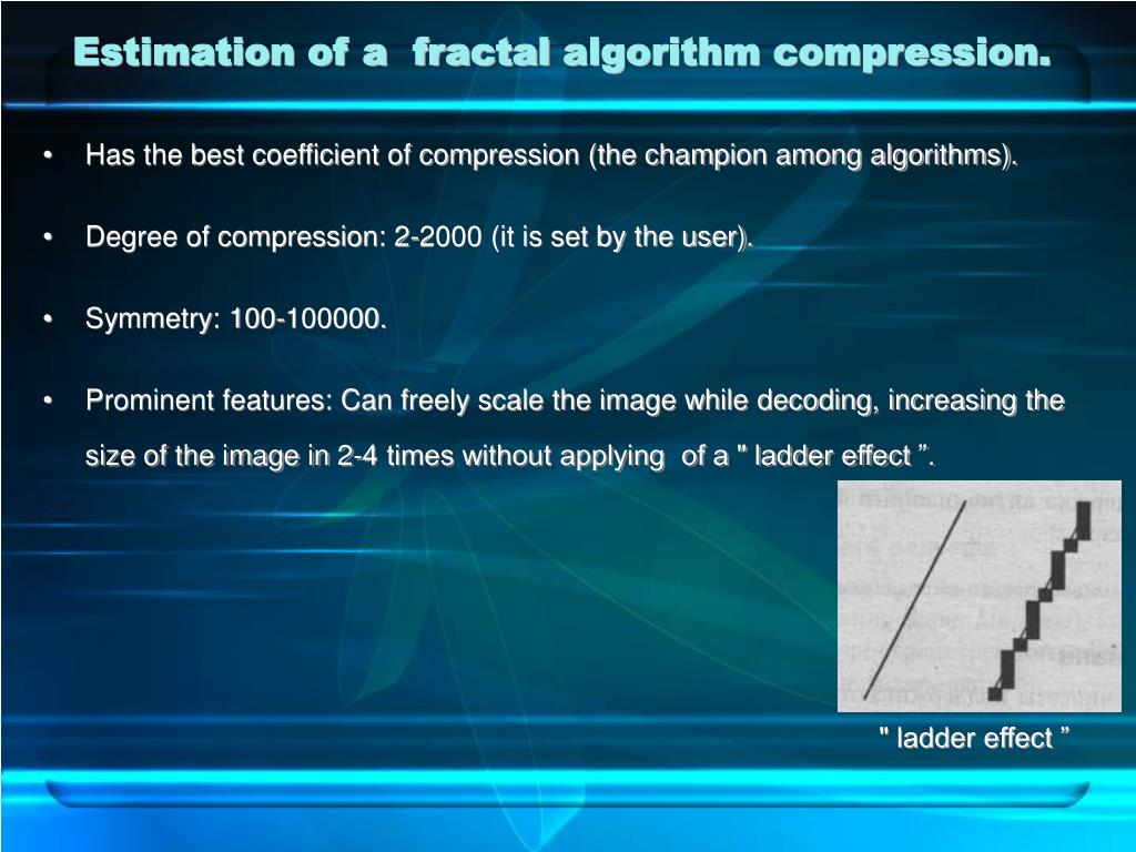 Ppt Fractal Image Compression And Parallelization Of The Fracta L Based Compression Algorithm