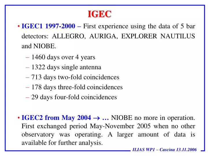 PPT - IGEC PowerPoint Presentation, free download - ID:5907542