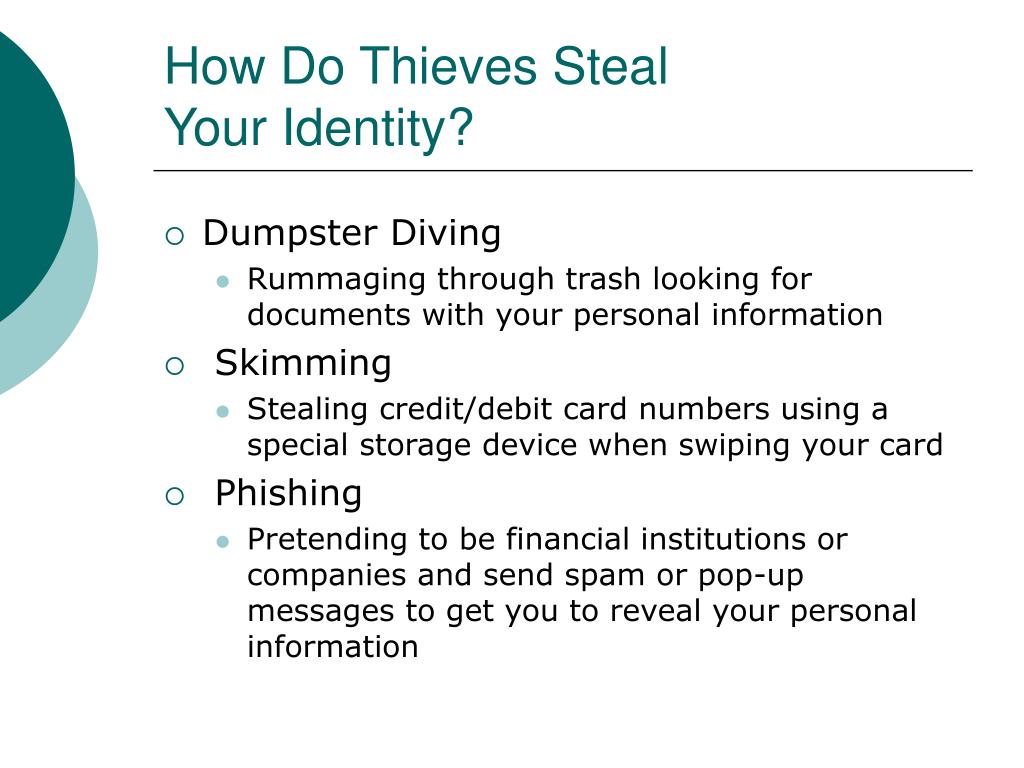 PPT - Medical Identity Theft: Past, Present, and Future… PowerPoint ...
