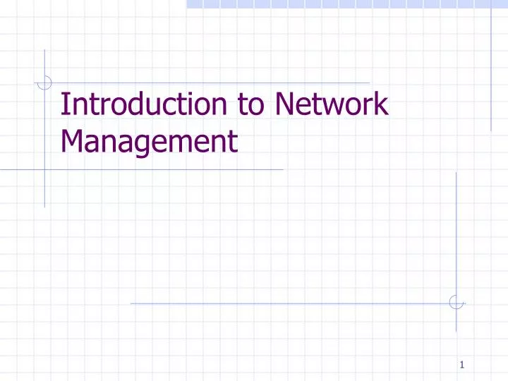 PPT - Introduction to Network Management PowerPoint Presentation, free ...