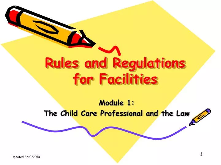 PPT - Rules and Regulations for Facilities PowerPoint Presentation ...