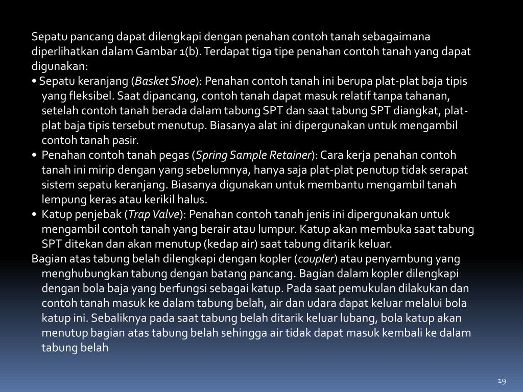 PPT - STANDARD PENETRATION TEST /SPT Sudah Standarkah SPT Kita oleh ...