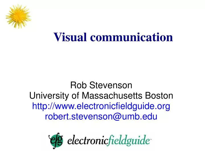 PPT - Visual communication PowerPoint Presentation, free download - ID ...