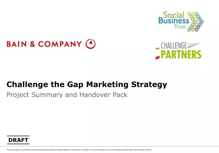 PPT - Challenge the Gap Marketing Strategy PowerPoint Presentation ...