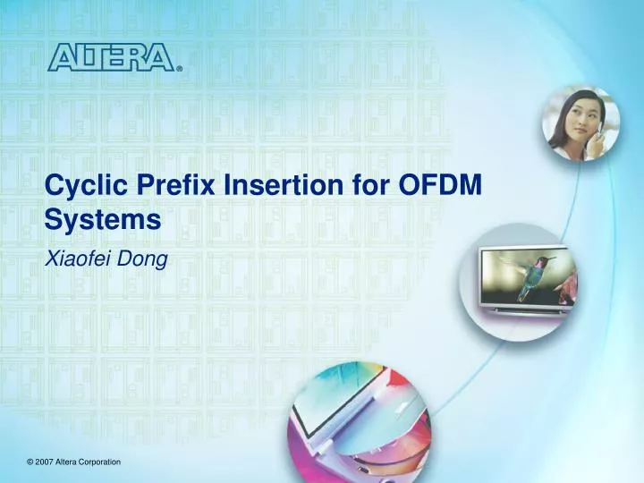 PPT - Cyclic Prefix Insertion for OFDM Systems PowerPoint Presentation ...