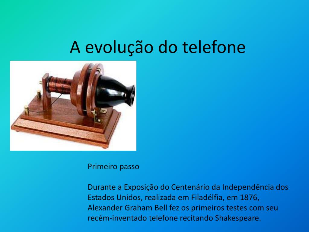 PPT - A evolução do aparelho de telefone PowerPoint Presentation, free ...