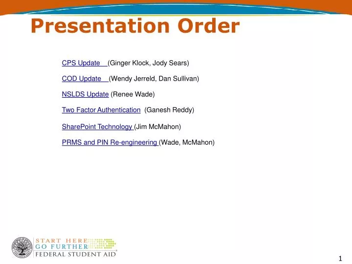 PPT - Presentation Order PowerPoint Presentation, free download - ID ...