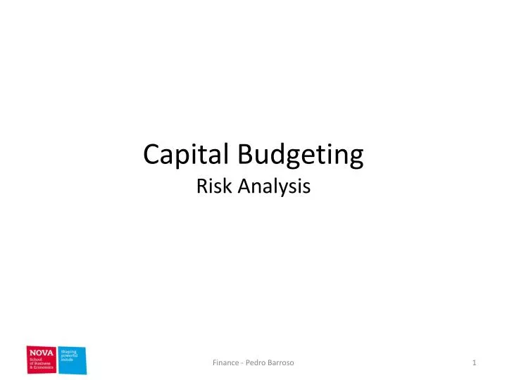 PPT - Capital Budgeting Risk Analysis PowerPoint Presentation, free ...
