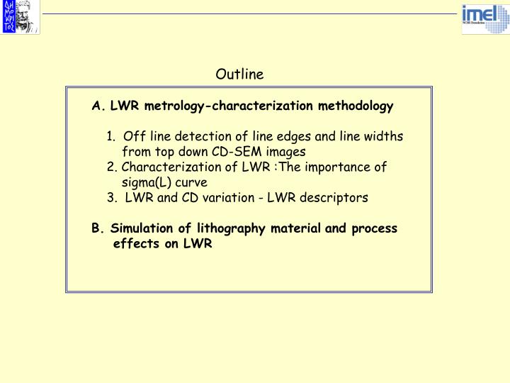 PPT - Metrology-characterization and simulation of Line Width Roughness ...