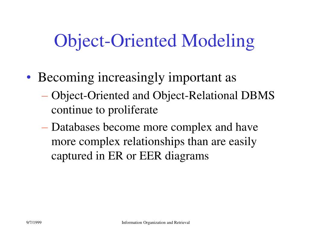 Ppt Database Design Object Oriented Modeling Powerpoint Presentation Id5916894 6939
