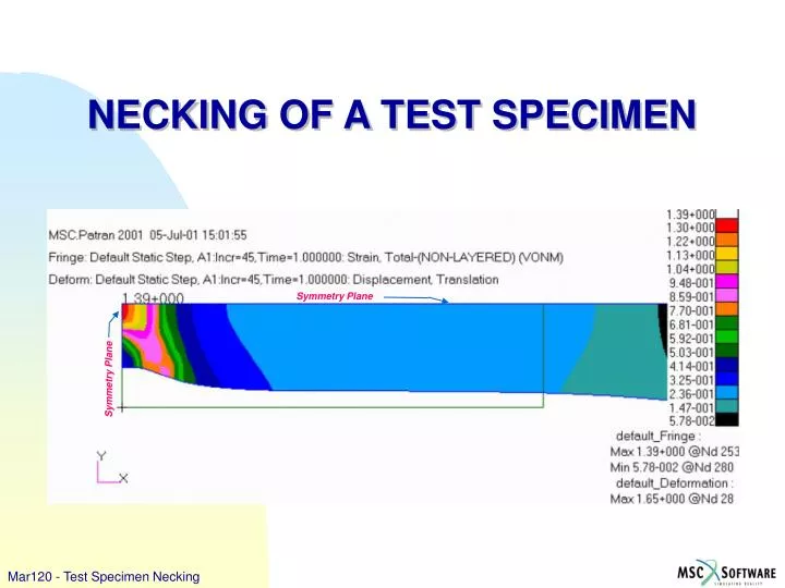 PPT - NECKING OF A TEST SPECIMEN PowerPoint Presentation, free download ...