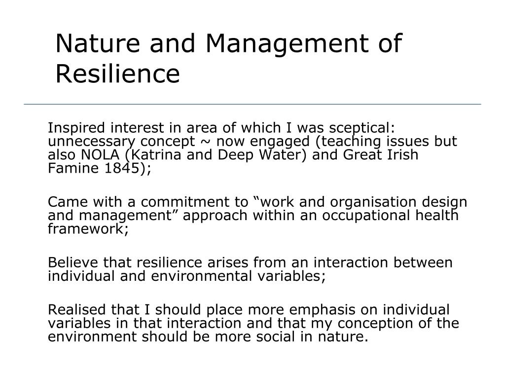 Ppt Esrc Seminars On Resilience In Teachers And Teaching Personal