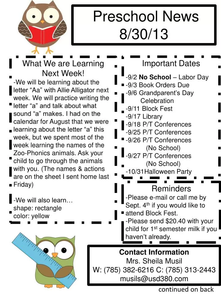 PPT - What We are Learning Next Week! PowerPoint Presentation, free ...