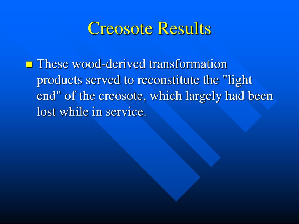 PPT - Supercritical Water Treatment of Creosote-Treated Wood Waste ...