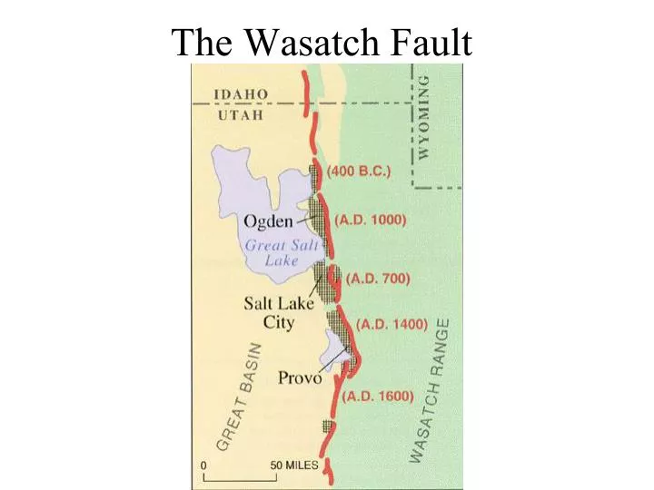 PPT - The Wasatch Fault PowerPoint Presentation, free download - ID:5923995