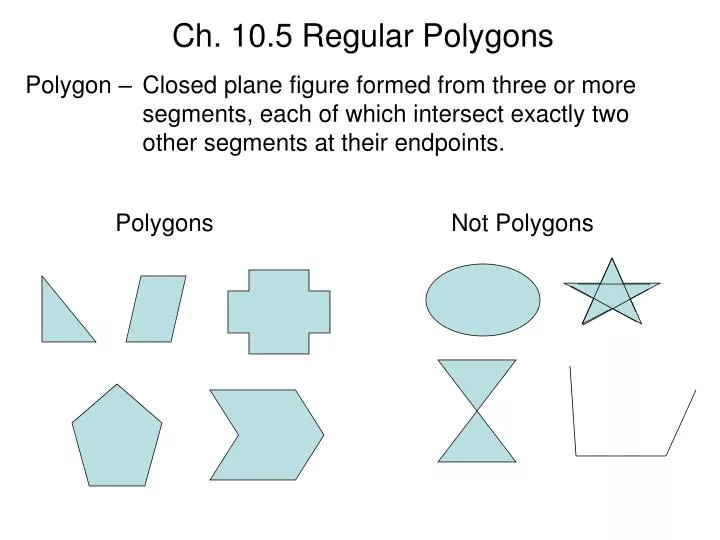 PPT - Ch. 10.5 Regular Polygons PowerPoint Presentation, free download ...