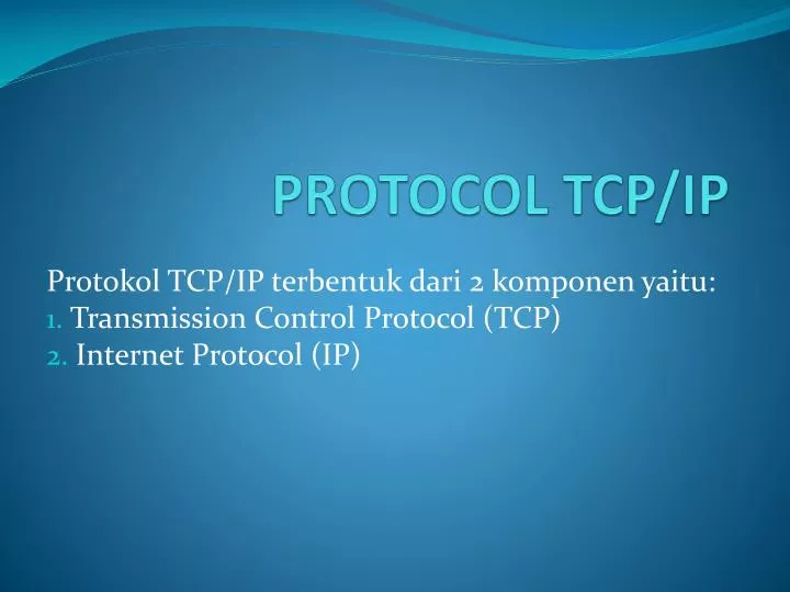 PPT - PROTOCOL TCP/IP PowerPoint Presentation, free download - ID:5926224