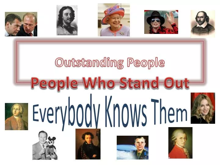 PPT - Outstanding People PowerPoint Presentation, free download - ID ...