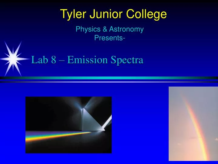 PPT - Lab 8 – Emission Spectra PowerPoint Presentation, free download ...