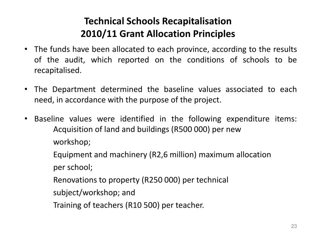PPT - DIVISION OF REVENUE BILL VOTE 14: BASIC EDUCATION PowerPoint ...