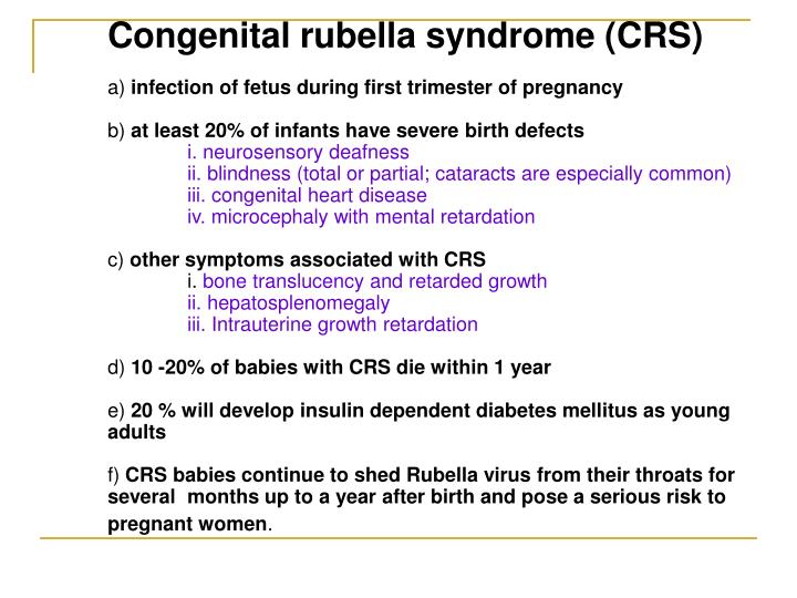 PPT - Congenital rubella syndrome surveillance PowerPoint Presentation ...