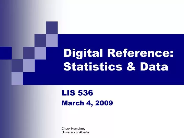 PPT - Digital Reference: Statistics & Data PowerPoint Presentation - ID ...