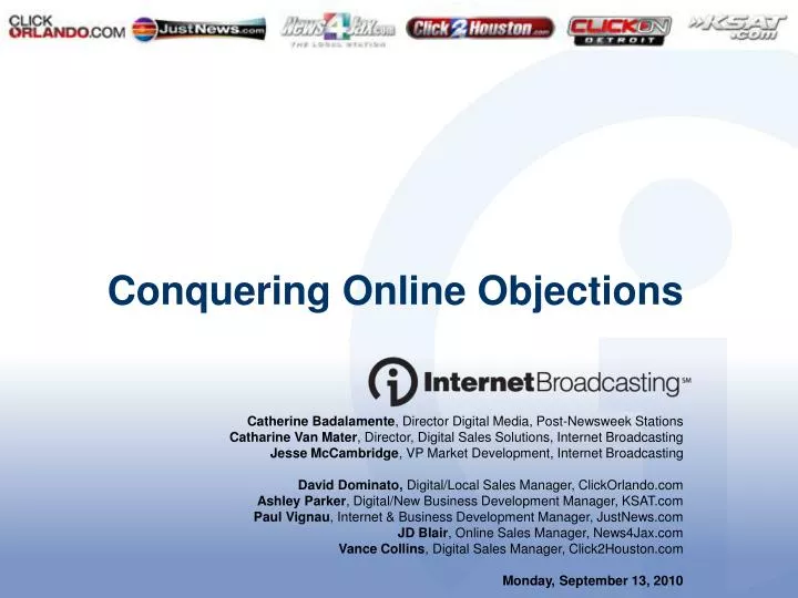 PPT - Catherine Badalamente , Director Digital Media, Post-Newsweek ...