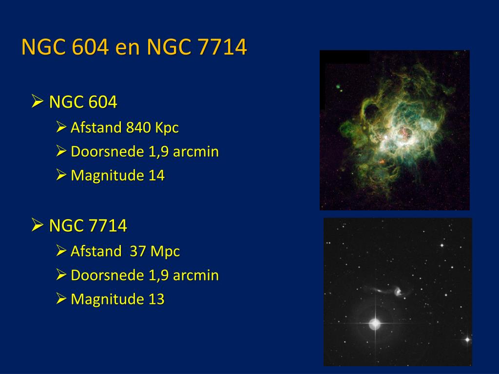 PPT - De ontwikkeling van sterren in H II regio’s en starburst stelsels ...