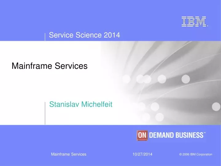 PPT - Mainframe Services PowerPoint Presentation, free download - ID ...