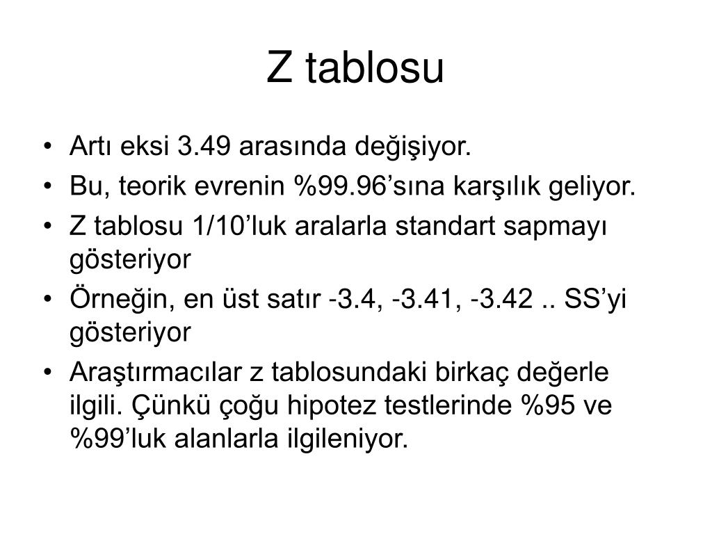 PPT - Veri Analizi ve İstatistik Testler PowerPoint Presentation, free ...