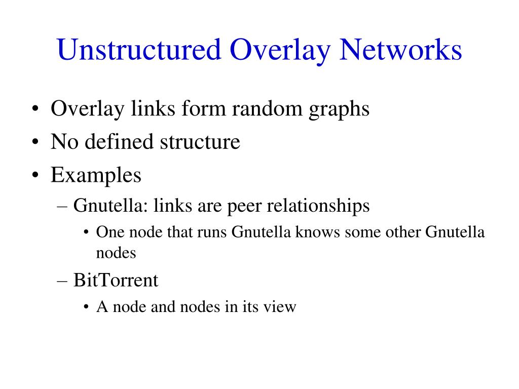 Ppt Compsci 356 Computer Network Architectures Lecture 22 Overlay Networks Powerpoint