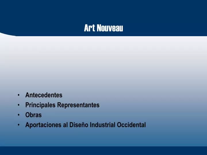 PPT - Art Nouveau PowerPoint Presentation, free download - ID:5934898