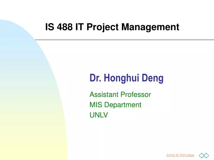 PPT - Dr. Honghui Deng PowerPoint Presentation, free download - ID:5935108