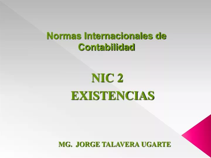 PPT - NIC 2 EXISTENCIAS PowerPoint Presentation, free download - ID:5935677