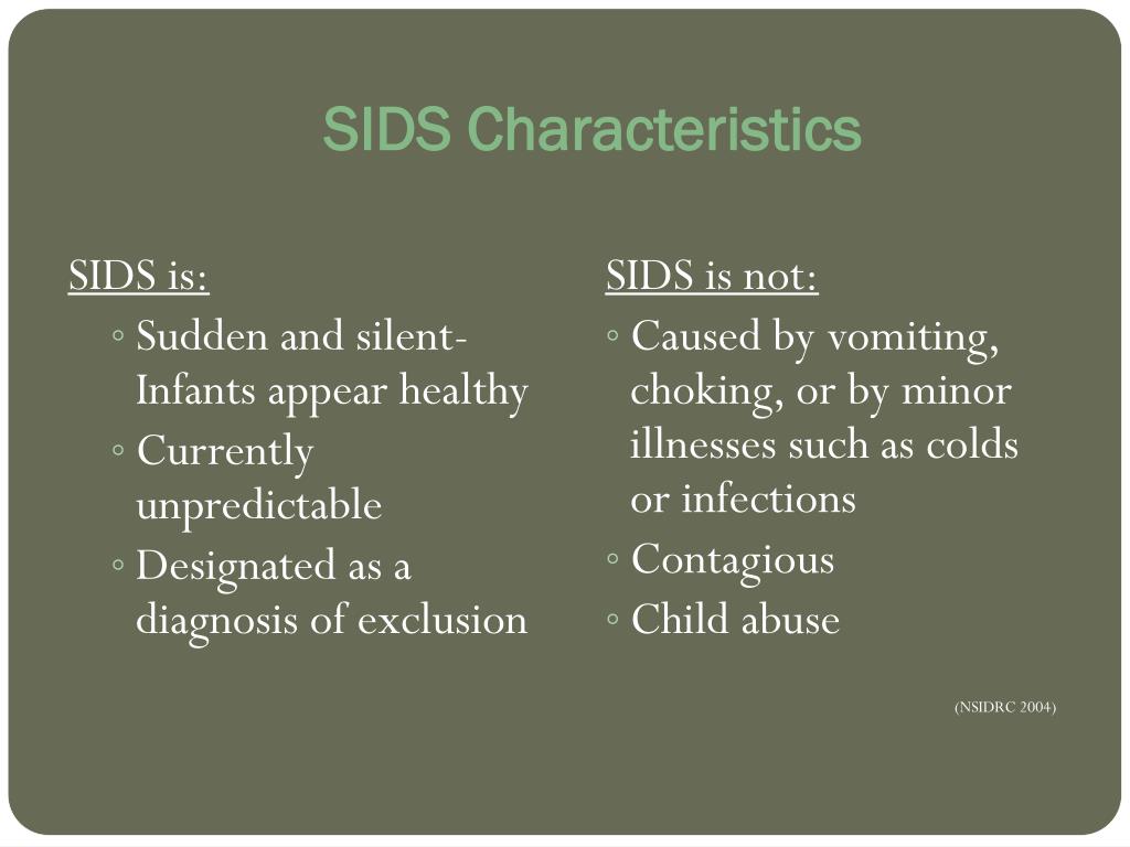 PPT - Sudden Unexpected Infant Death & Sudden Infant Death Syndrome ...