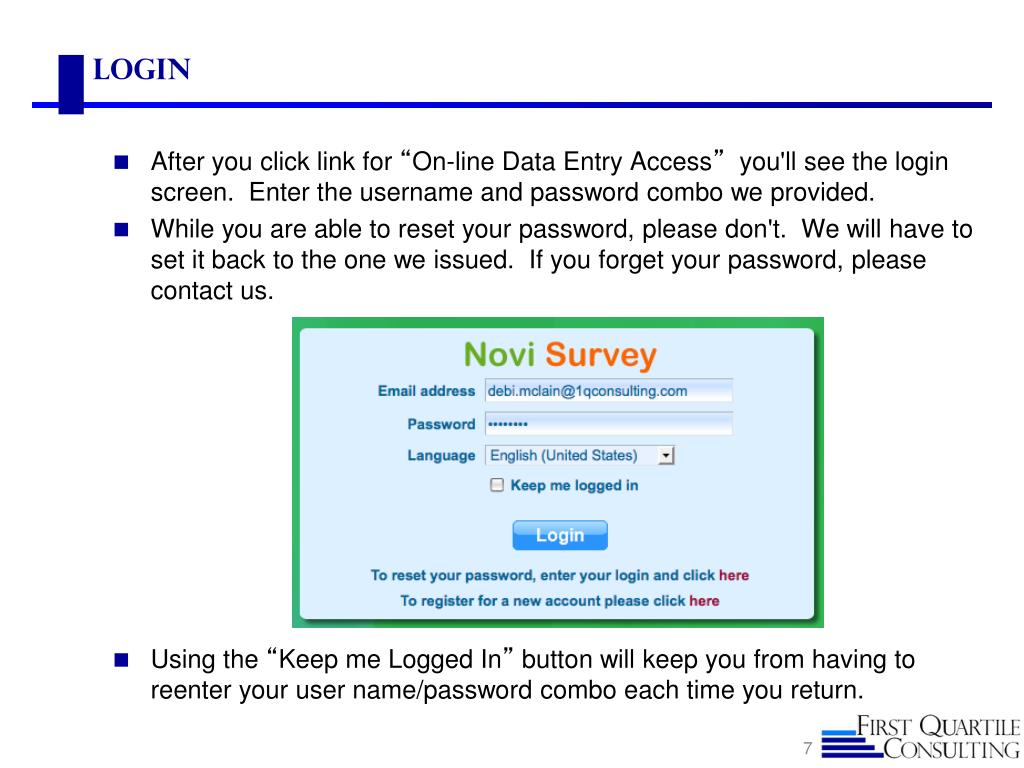 PPT - Data Entry Instructions PowerPoint Presentation, free download ...