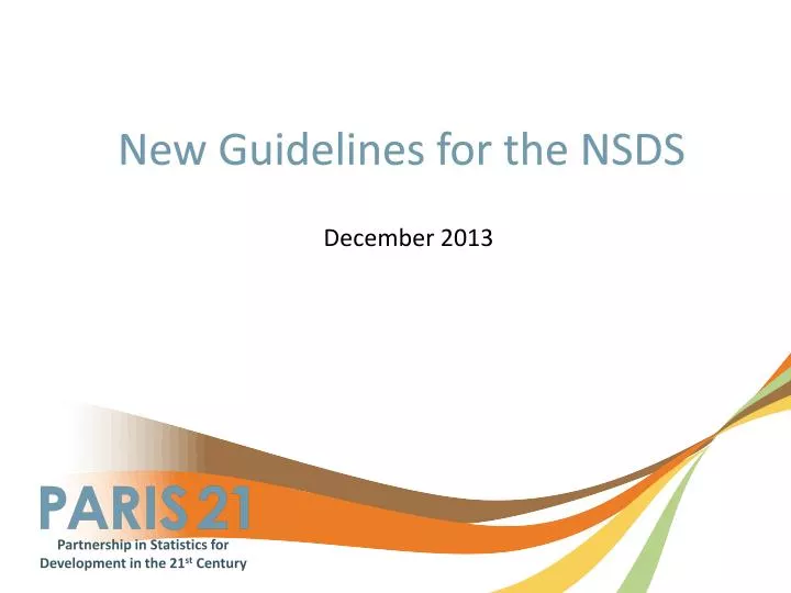 PPT - New Guidelines for the NSDS PowerPoint Presentation, free ...