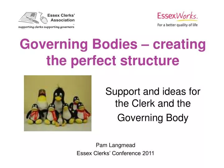 PPT - Governing Bodies – creating the perfect structure PowerPoint ...
