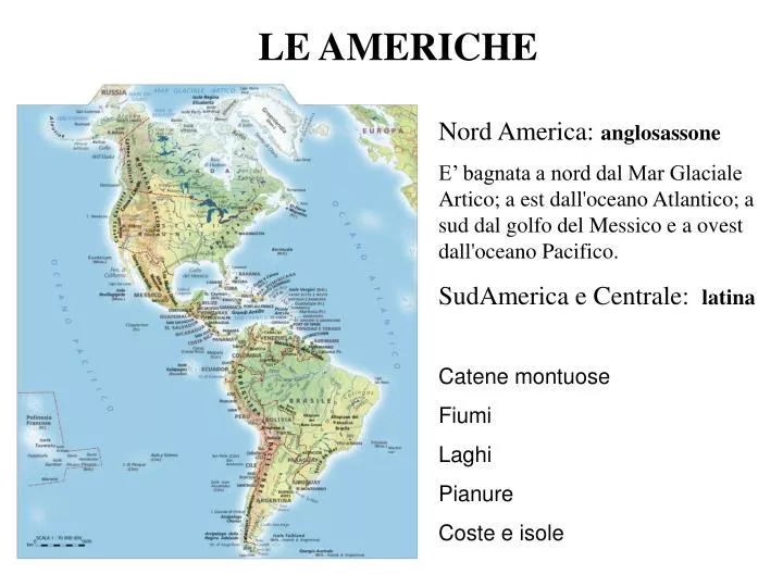 PPT - LE AMERICHE PowerPoint Presentation, free download - ID:5942465