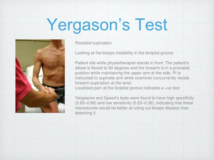 PPT - Orthopaedic special tests for the shoulder PowerPoint ...