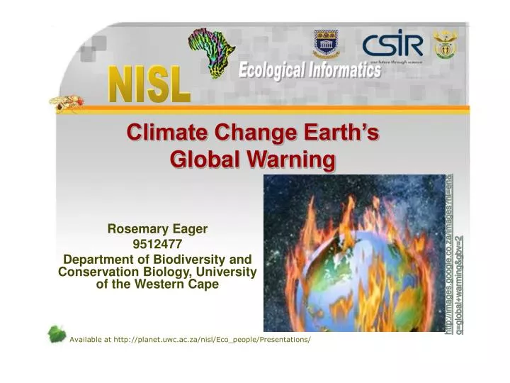 PPT - Climate Change Earth’s Global Warning PowerPoint Presentation ...