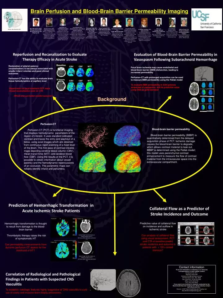 PPT - Brain Perfusion and Blood-Brain Barrier Permeability Imaging ...