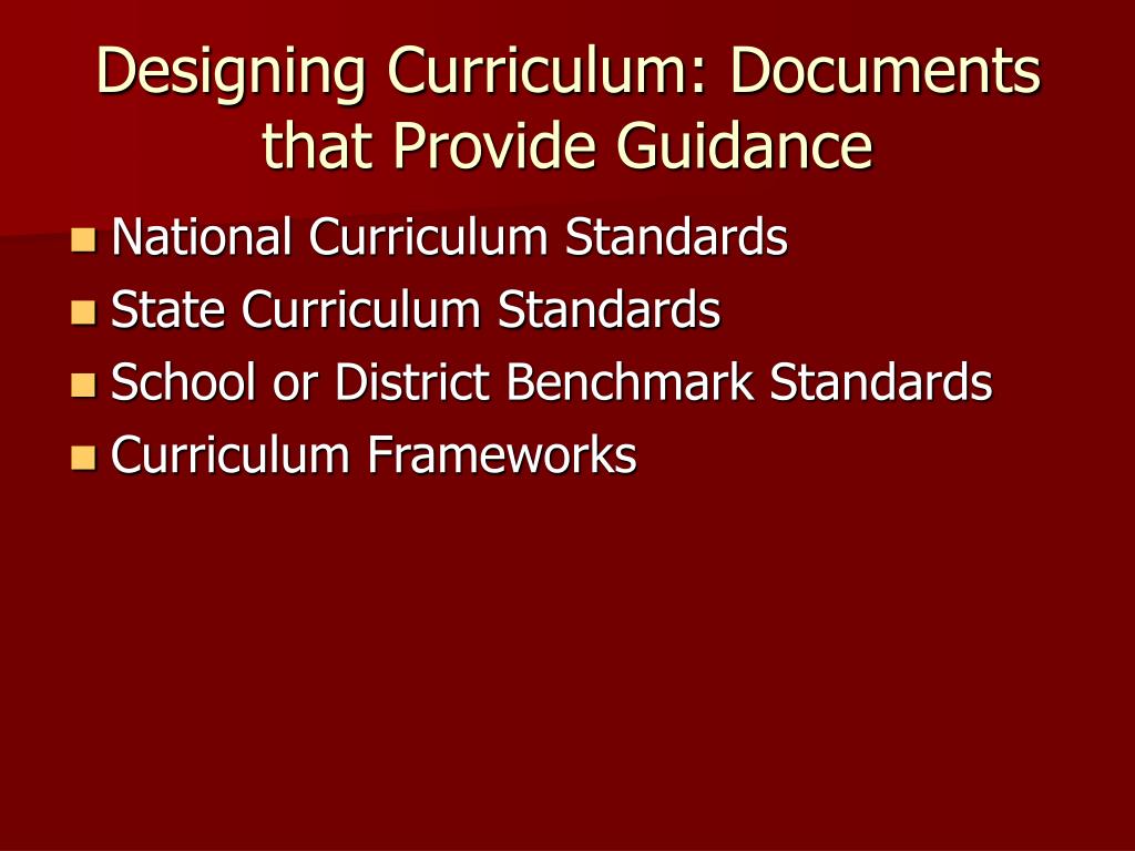 PPT - Chapter 5 The Curriculum: Selecting and Setting Learning ...