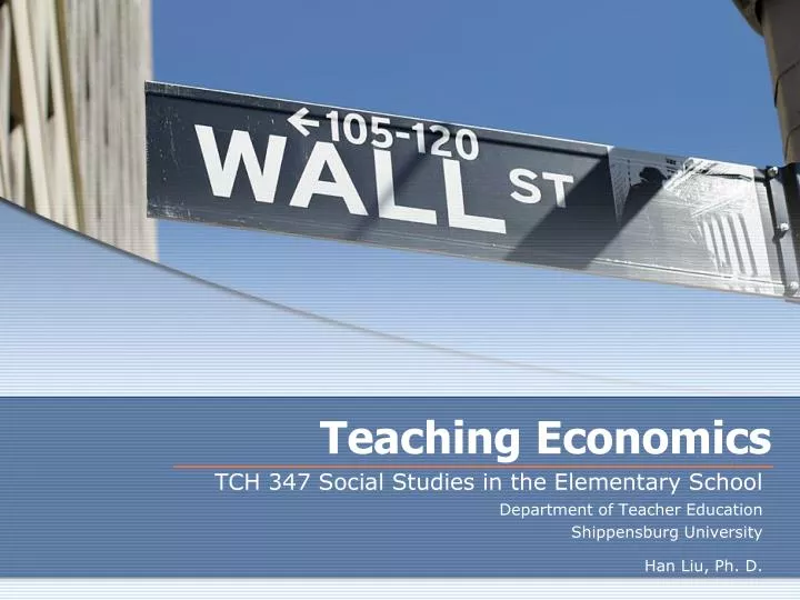 PPT - Teaching Economics PowerPoint Presentation, free download - ID ...