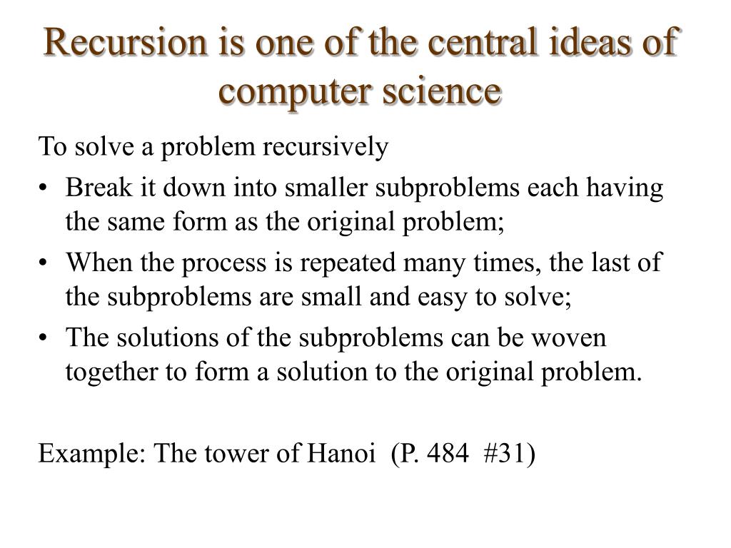 PPT 13 2 Recursive Definitions PowerPoint Presentation Free Download