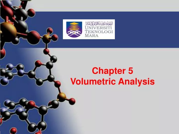 PPT - Chapter 5 Volumetric Analysis PowerPoint Presentation, free ...